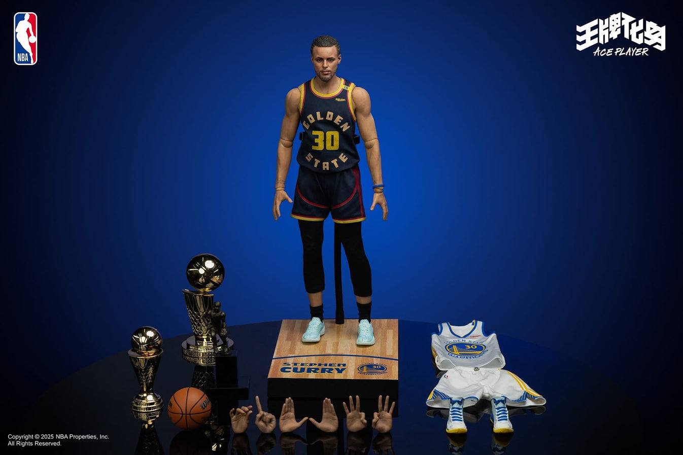 Pre-Order Infinity Studio Ace Player - Stephen Curry 1/6 Action Figure ...