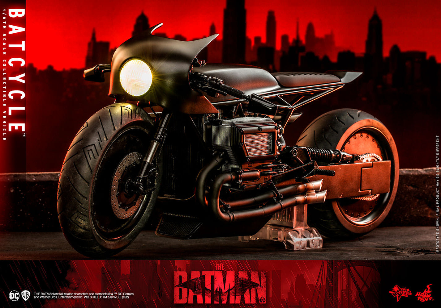 Hot Toys MMS642 The Batman - 1/6th scale Batcycle Collectible Vehicle ...