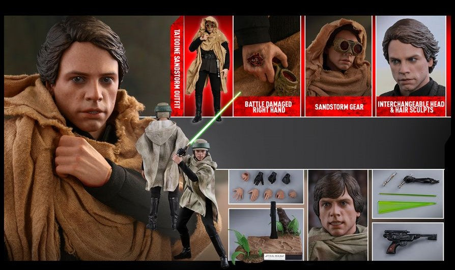 Hot Toys MMS517 Star Wars: Return of the Jedi - 1/6th scale Luke Skywa ...